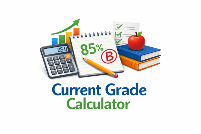 Current Grade Calculator – Calculate Your Course Grade