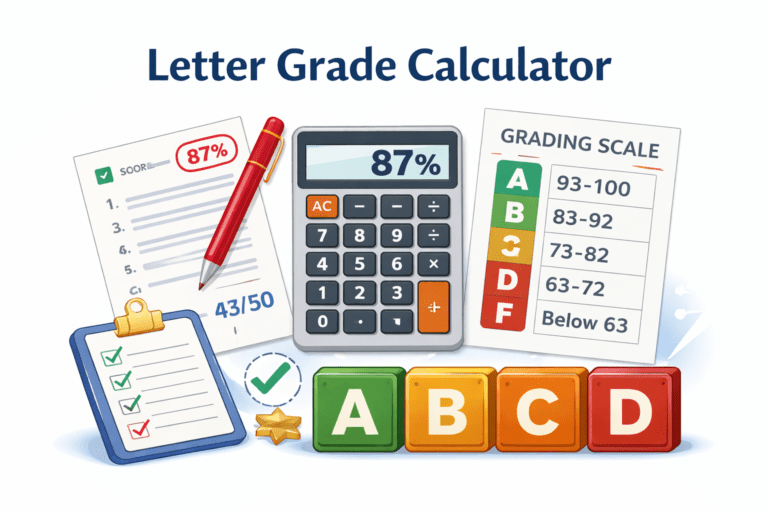 Letter Grade Calculator – Convert Percentage to Letter Grade